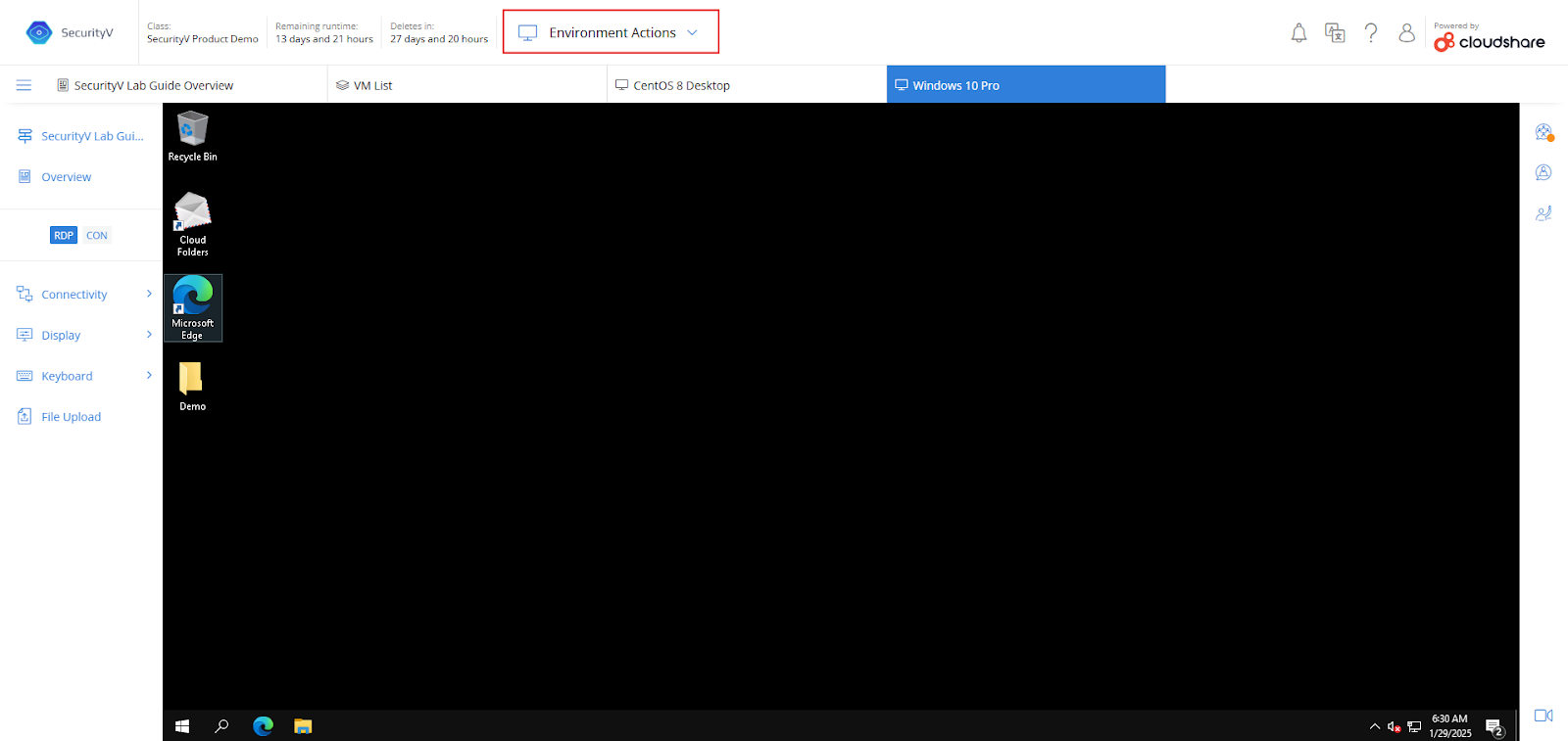 Viewer Layout and Functions – CloudShare Help Center