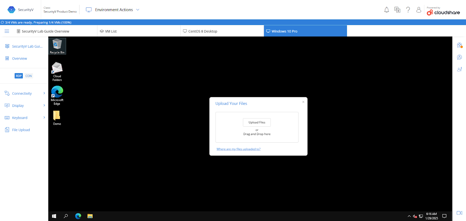 Viewer Layout and Functions – CloudShare Help Center
