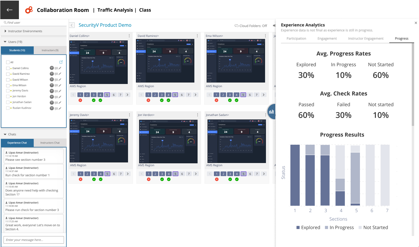 Instructor Console Layout and Functions – CloudShare Help Center