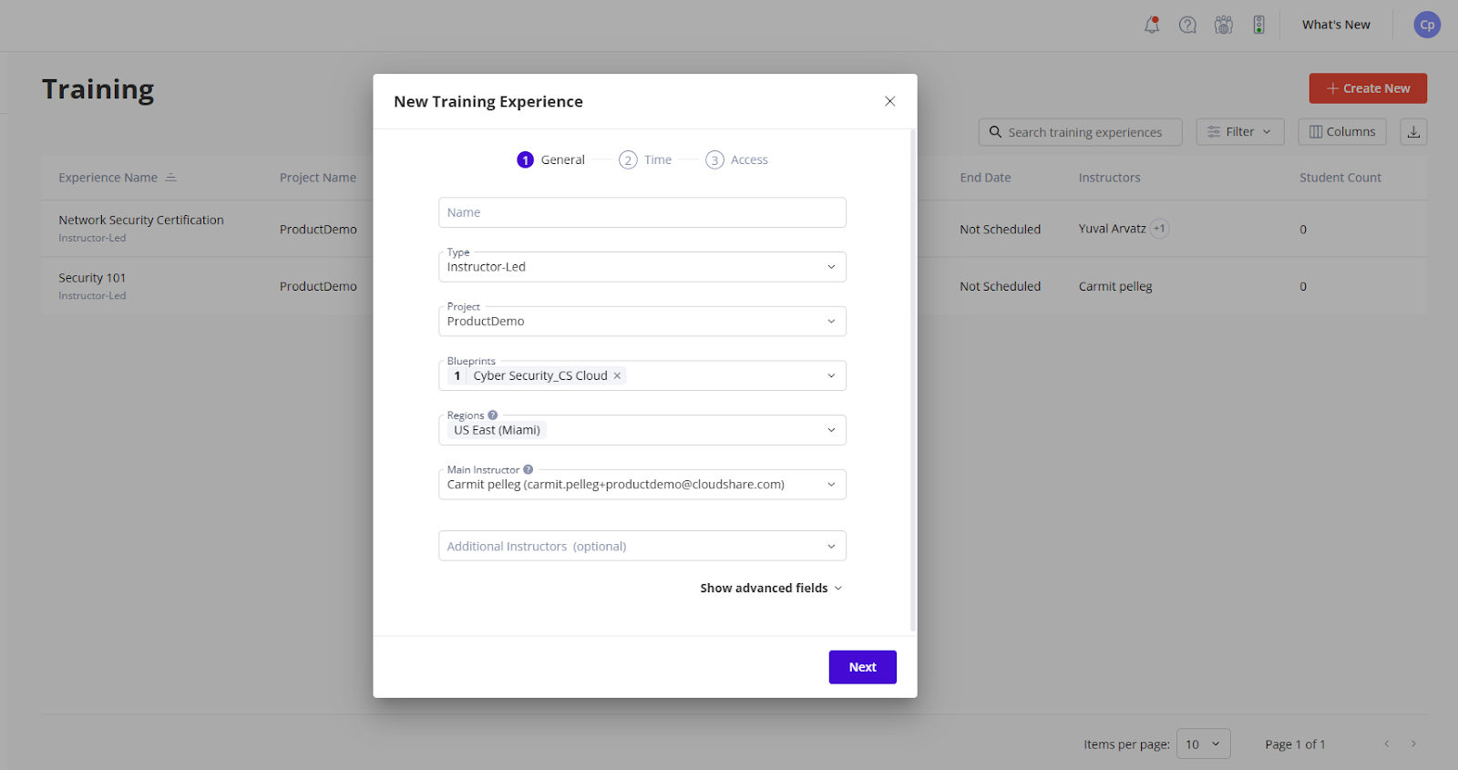 Creating Training Experiences – CloudShare Help Center