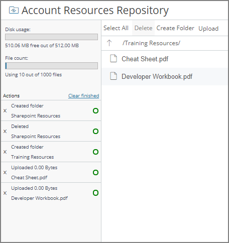 Using the Resources Repository – CloudShare Help Center
