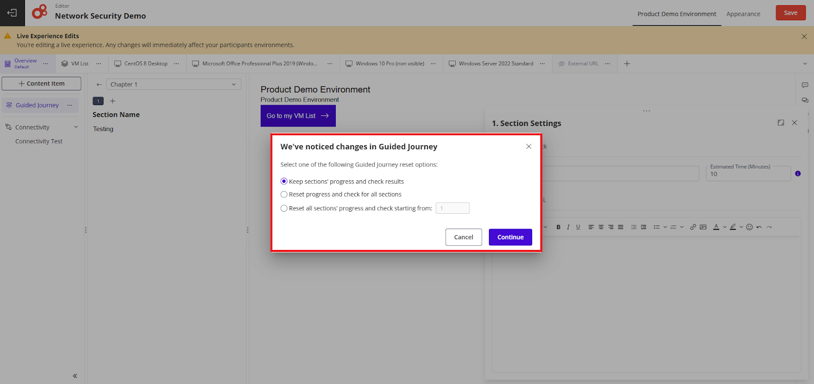 Guided Journeys – CloudShare Help Center