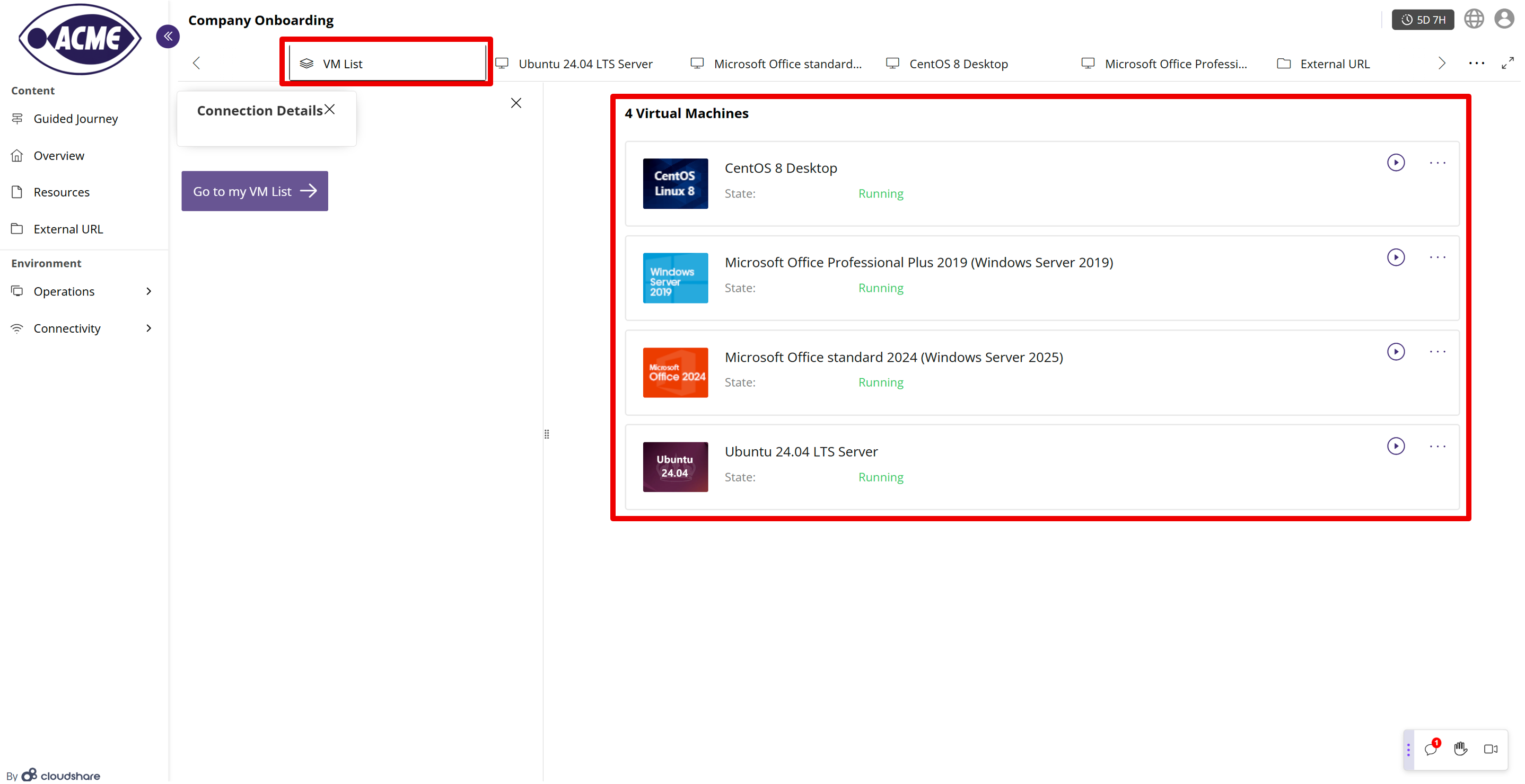 Virtual Machines – CloudShare Help Center